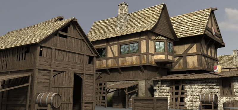 Medieval Village 1. - iClone/Stage - Reallusion Content Store