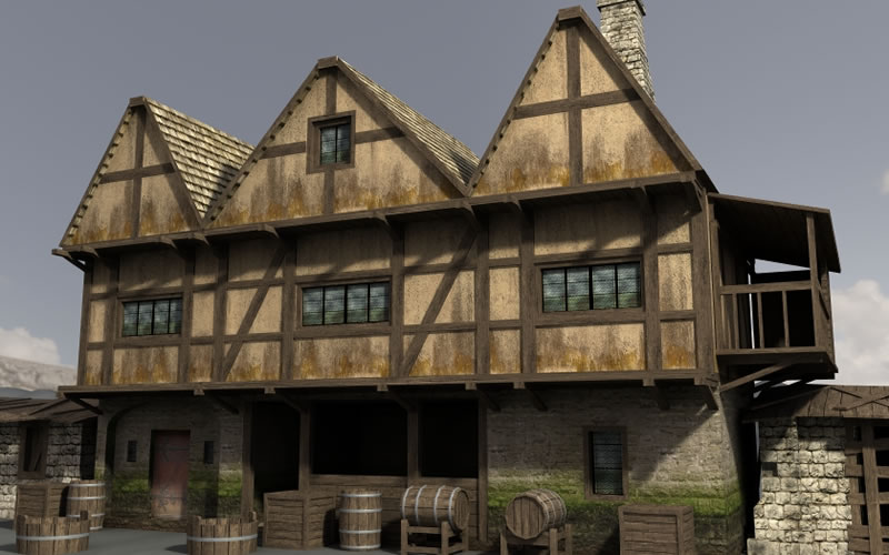 Medieval Village 1. - iClone/Stage - Reallusion Content Store