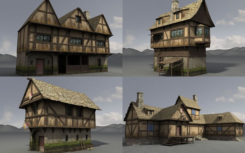 Medieval Village 1. - iClone/Stage - Reallusion Content Store