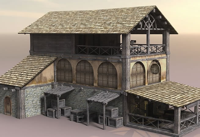 Medieval Tavern - iClone/Stage - Reallusion Content Store