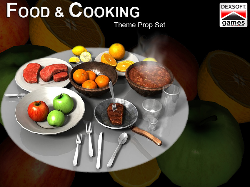 Food&Cooking props - iClone/Stage - Reallusion Content Store