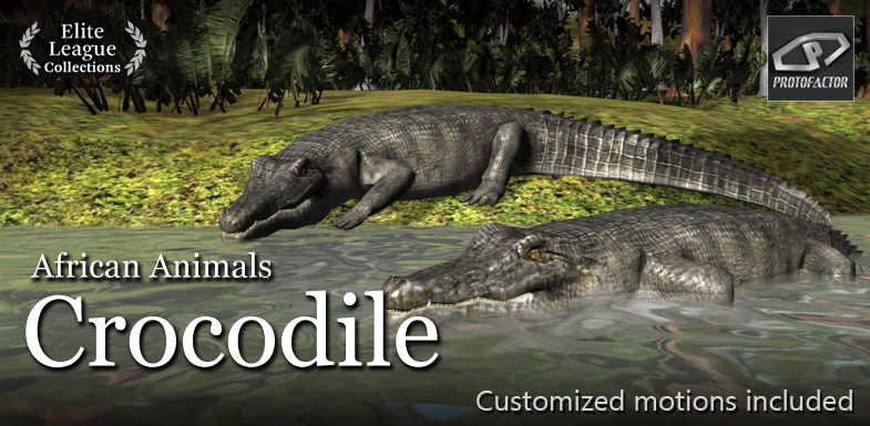 PROTOFACTOR - CROCODILE - iClone/Actor - Reallusion Content Store