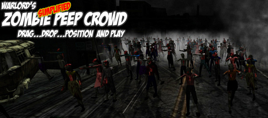 Zombie Peeps Crowd Simplified - iClone/Stage - Reallusion Content Store