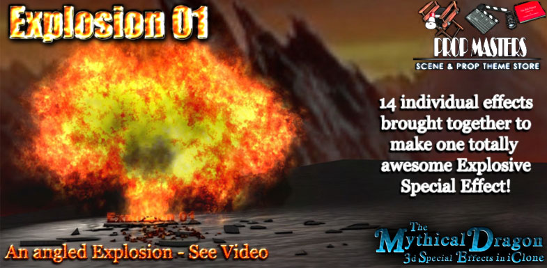 Explosion01 - iClone/Stage - Reallusion Content Store