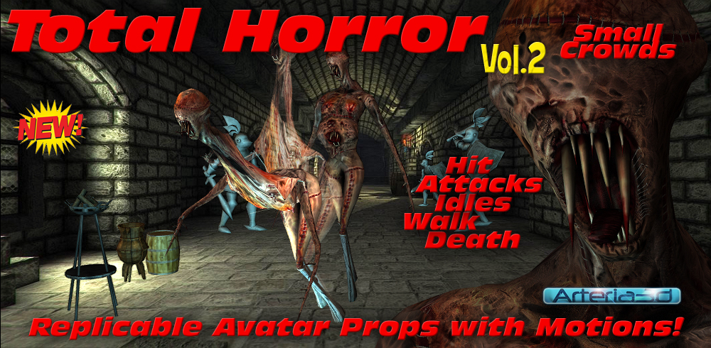 Small Crowds Total Horror Vol.2 - iClone/Stage - Reallusion Content Store