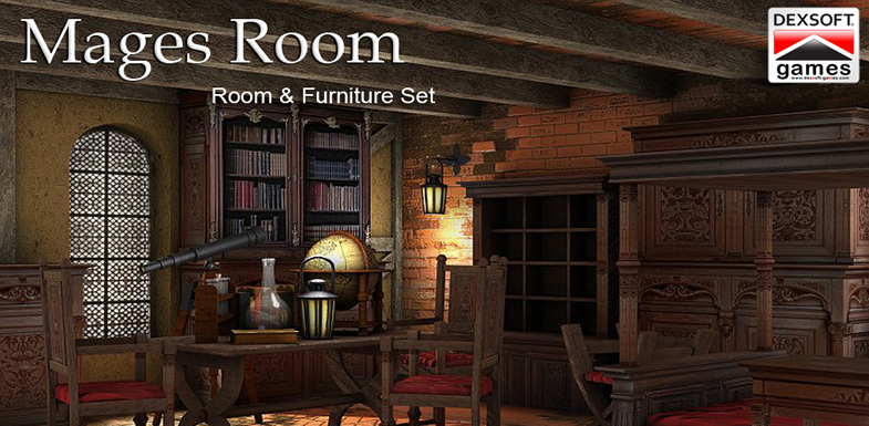 Mages Room - iClone/Stage - Reallusion Content Store