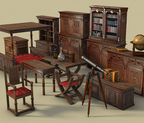 Mages Room - iClone/Stage - Reallusion Content Store