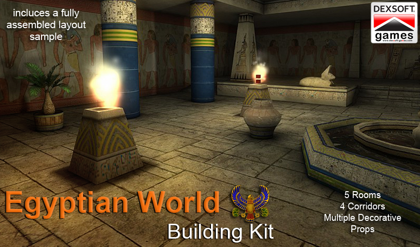 Egyptian World Building Kit - iClone/Stage - Reallusion Content Store