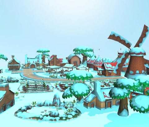 Cartoon Winter Farm - iClone/Stage - Reallusion Content Store
