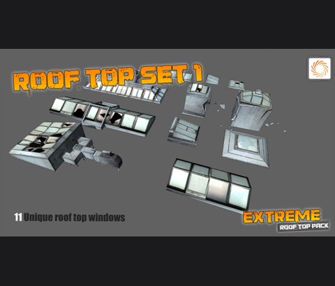 Extreme Rooftop Pack - iClone/Stage - Reallusion Content Store