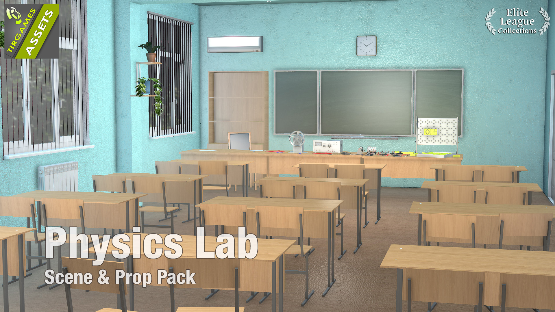 Physics Lab Classroom - iClone/Stage - Reallusion Content Store