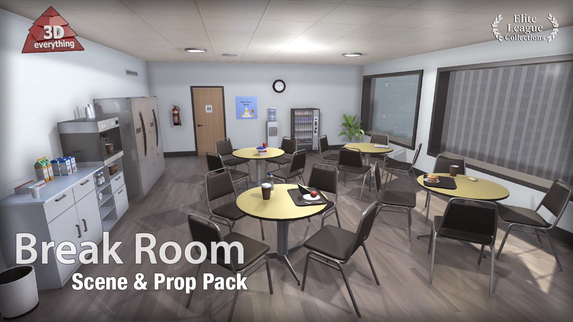Break Room - iClone/Scenes & Props - Reallusion Content Store