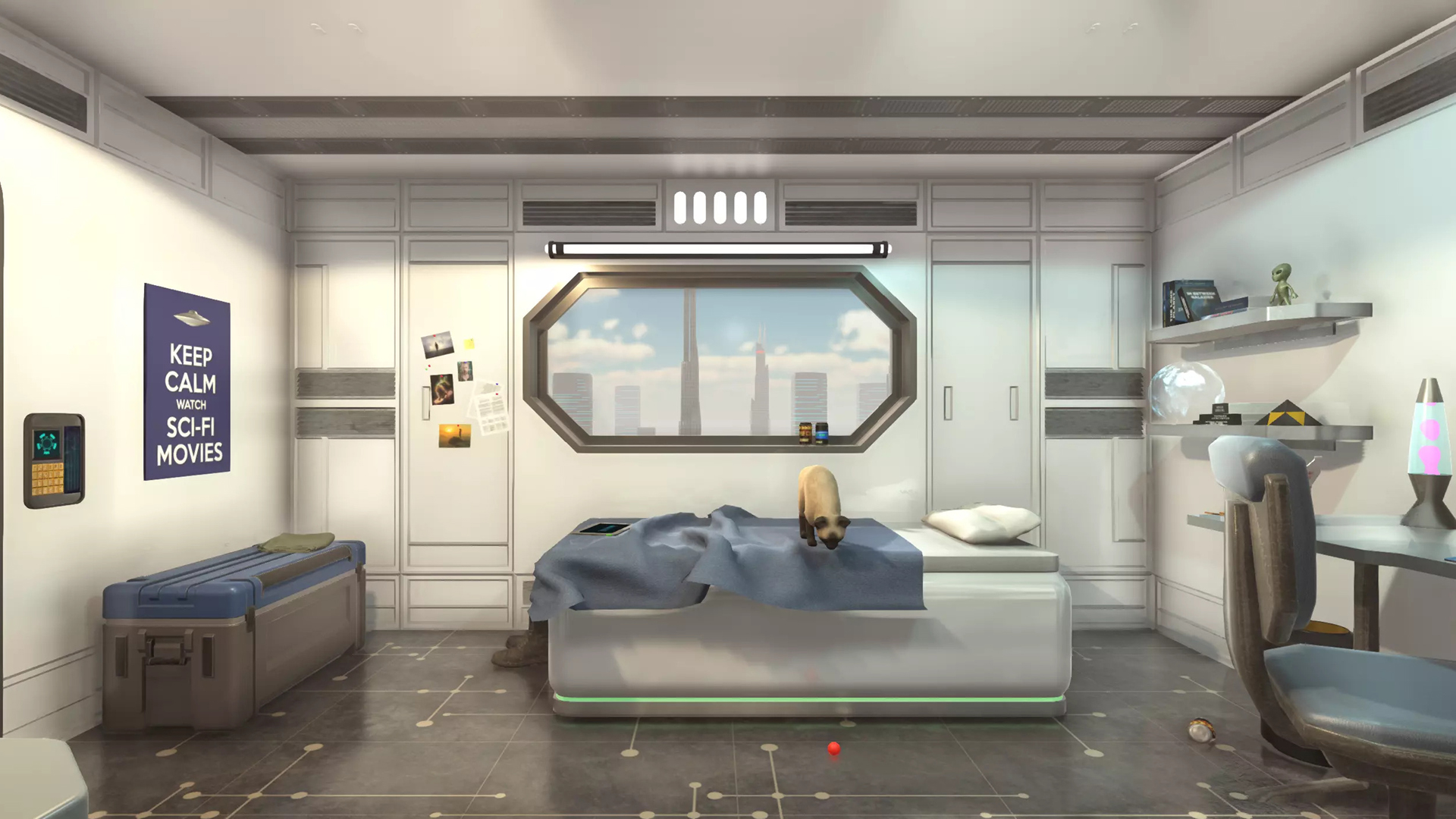 Sci-Fi Bedroom - iClone/Scenes & Props - Reallusion Content Store