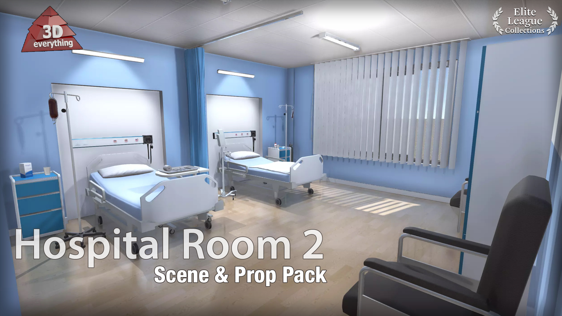 Hospital Room 2 - iClone/Scenes & Props - Reallusion Content Store