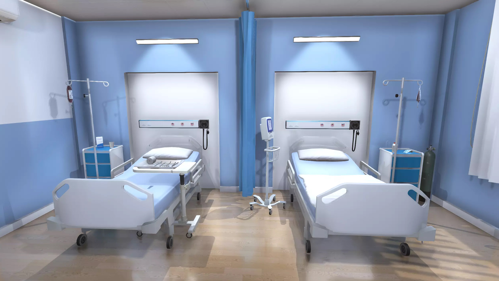Hospital Room 2 - iClone/Scenes & Props - Reallusion Content Store
