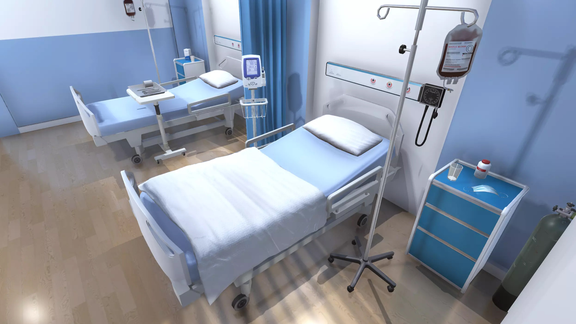 Hospital Room 2 - iClone/Scenes & Props - Reallusion Content Store