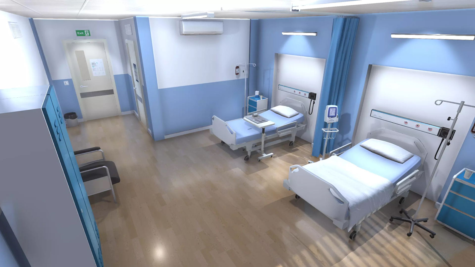 Hospital Room 2 - iClone/Scenes & Props - Reallusion Content Store