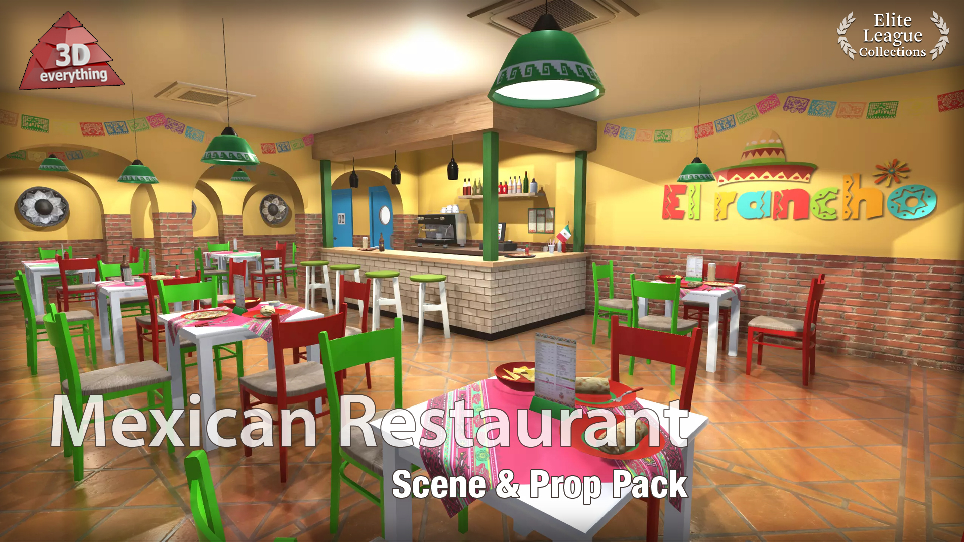 Mexican Restaurant - iClone/Scenes & Props - Reallusion Content Store