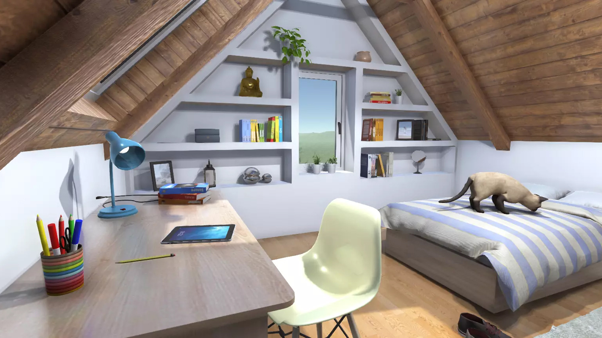 Attic Room - iClone/Scenes & Props - Reallusion Content Store