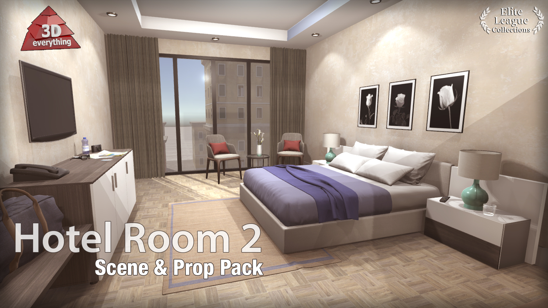 Hotel Room 2 - iClone/Scenes & Props - Reallusion Content Store