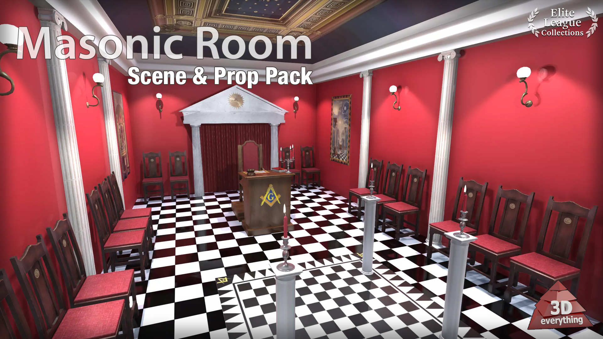 Masonic Room - iClone/Scenes & Props - Reallusion Content Store