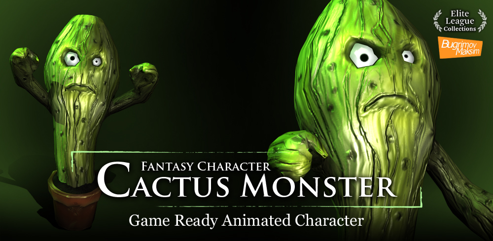 Cactus Monster - iClone/Actor - Reallusion Content Store