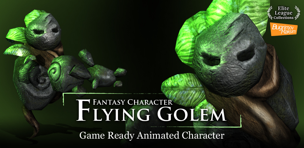 Flying Golem - iClone/Actor - Reallusion Content Store