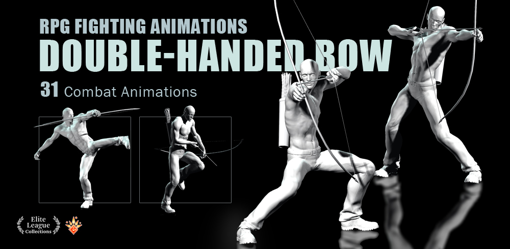 RPG Fighting Animations DOUBLE-HANDED BOW - iClone/Motion - Reallusion ...