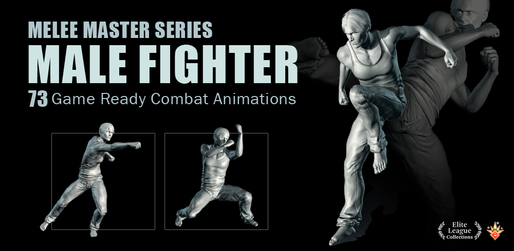 Male Fighter Animation Pack - iClone/Motion - Reallusion Content Store