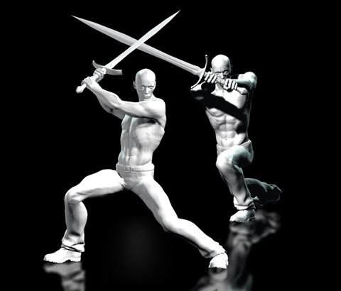 RPG Fighting Animations DOUBLE-HANDED SWORD - iClone/Motion ...