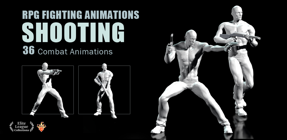 RPG Fighting Animations SHOOTING - iClone/Motion - Reallusion Content Store
