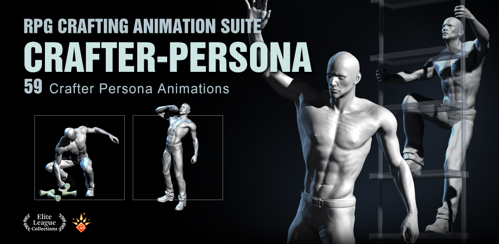 Crafter Persona Animations - iClone/Motion - Reallusion Content Store