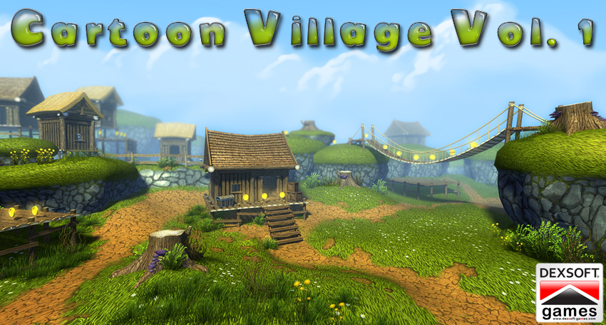 Cartoon Village Vol. 1 - iClone/Stage - Reallusion Content Store