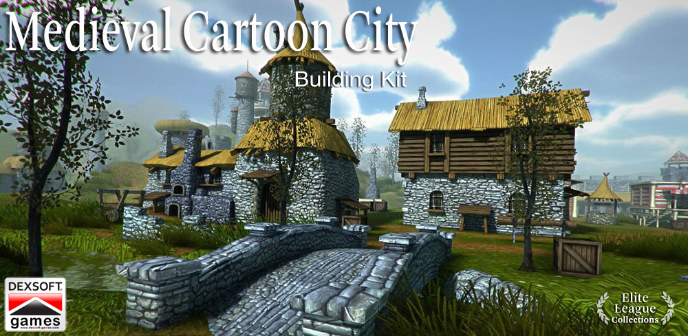 Medieval Cartoon City - iClone/Stage - Reallusion Content Store