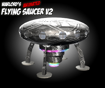 Flying Saucer V2 - iClone/Stage - Reallusion Content Store