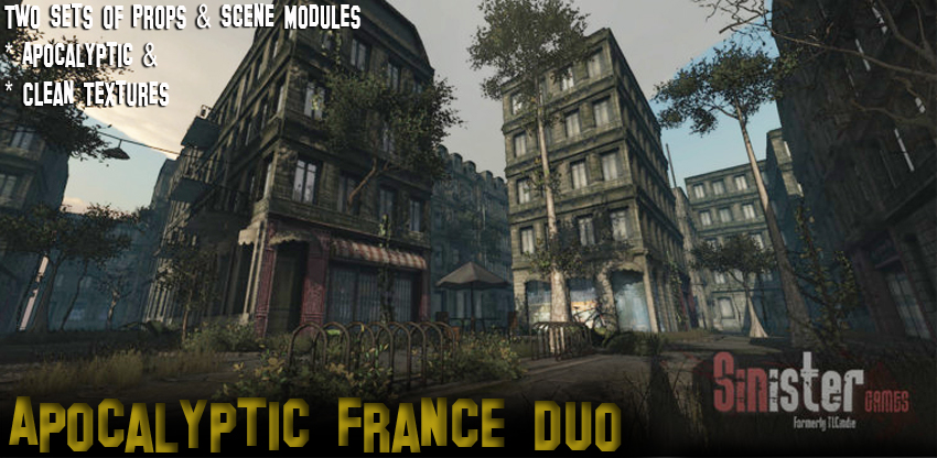 Apocalyptic France DUO - iClone/Stage - Reallusion Content Store