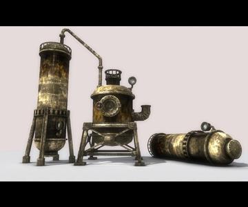 EZ Sets Steampunk Industries - iClone/Stage - Reallusion Content Store