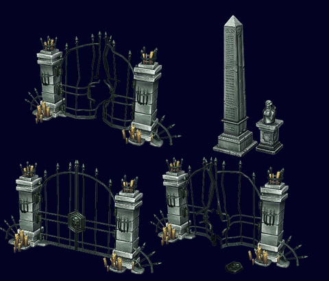 The Cemetary by BitGem - iClone/Stage - Reallusion Content Store