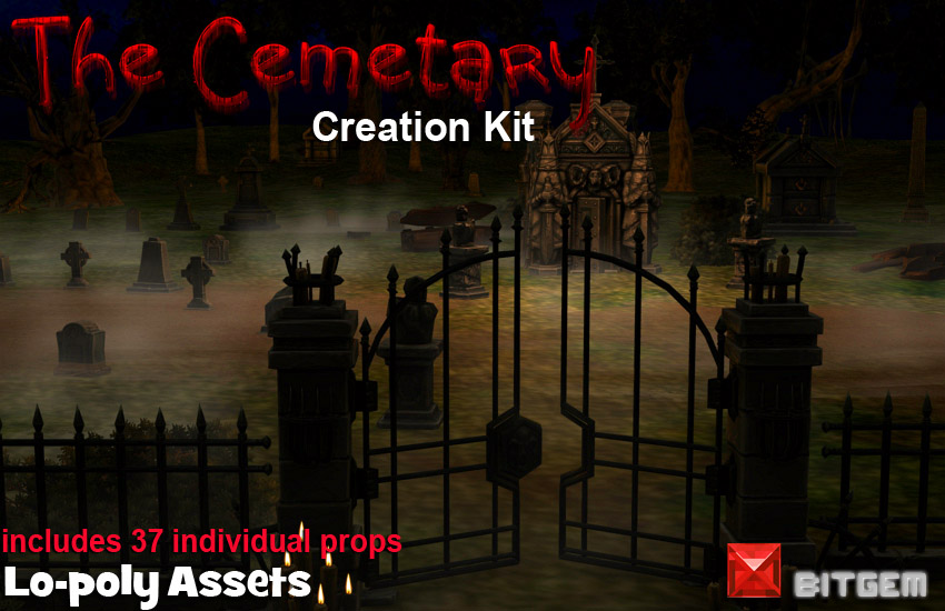 The Cemetary by BitGem - iClone/Stage - Reallusion Content Store