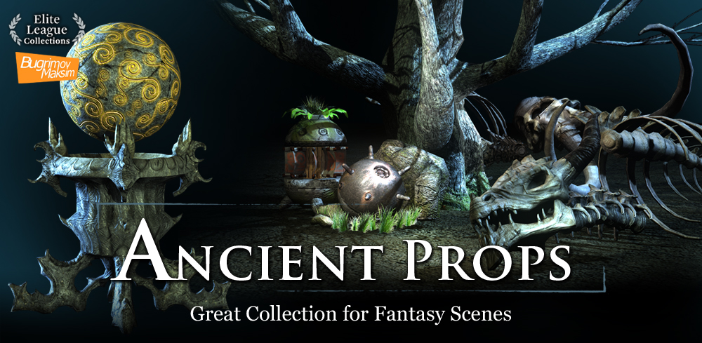 Ancient Props - iClone/Stage - Reallusion Content Store
