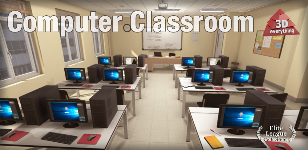 Computer Classroom - iClone/Stage - Reallusion Content Store