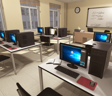 Computer Classroom - iClone/Stage - Reallusion Content Store