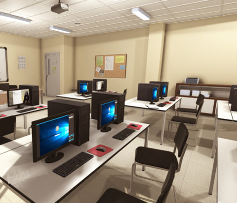 Computer Classroom - iClone/Stage - Reallusion Content Store