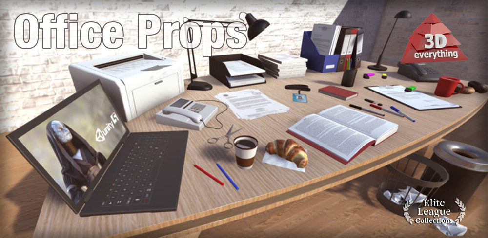 Office Props - iClone/Stage - Reallusion Content Store