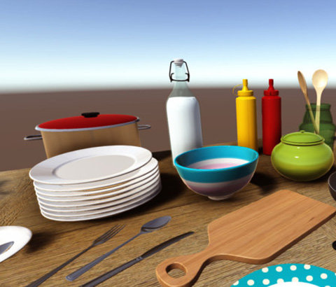 Kitchen Props - iClone/Stage - Reallusion Content Store