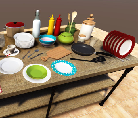 Kitchen Props - iClone/Stage - Reallusion Content Store