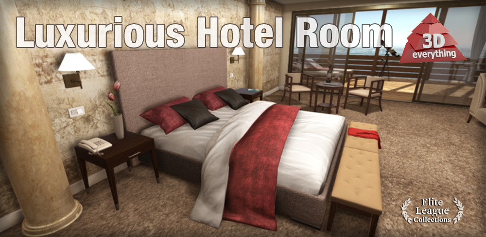 Luxurious Hotel Room - iClone/Stage - Reallusion Content Store