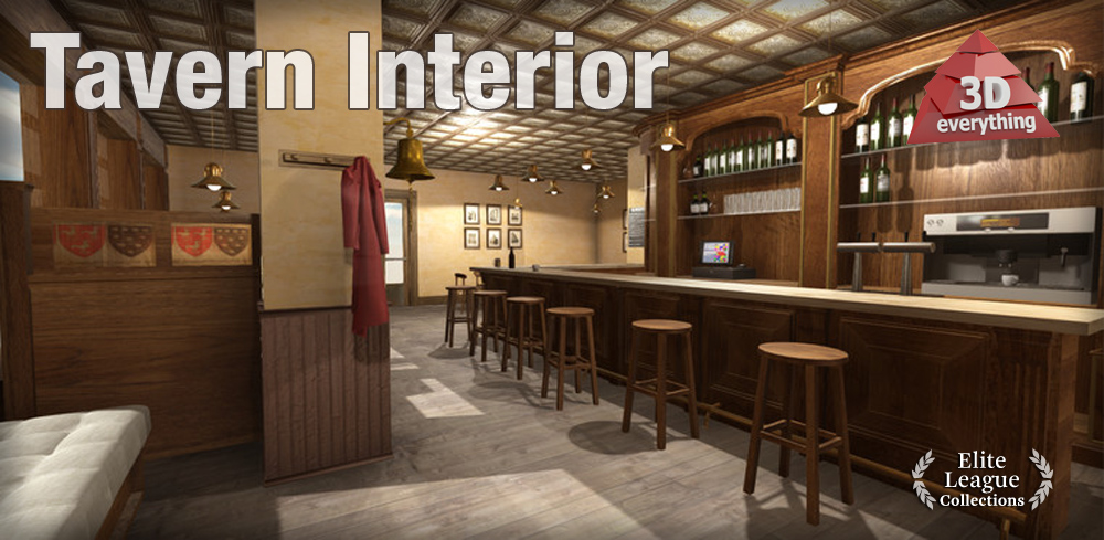 Tavern Interior - iClone/Stage - Reallusion Content Store