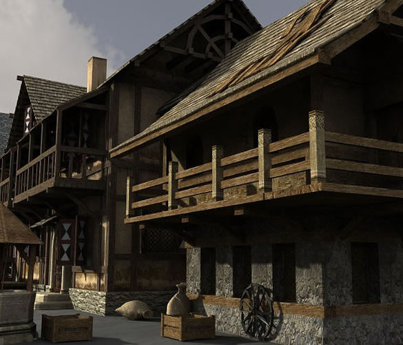 Medieval Village 2 - iClone/Stage - Reallusion Content Store