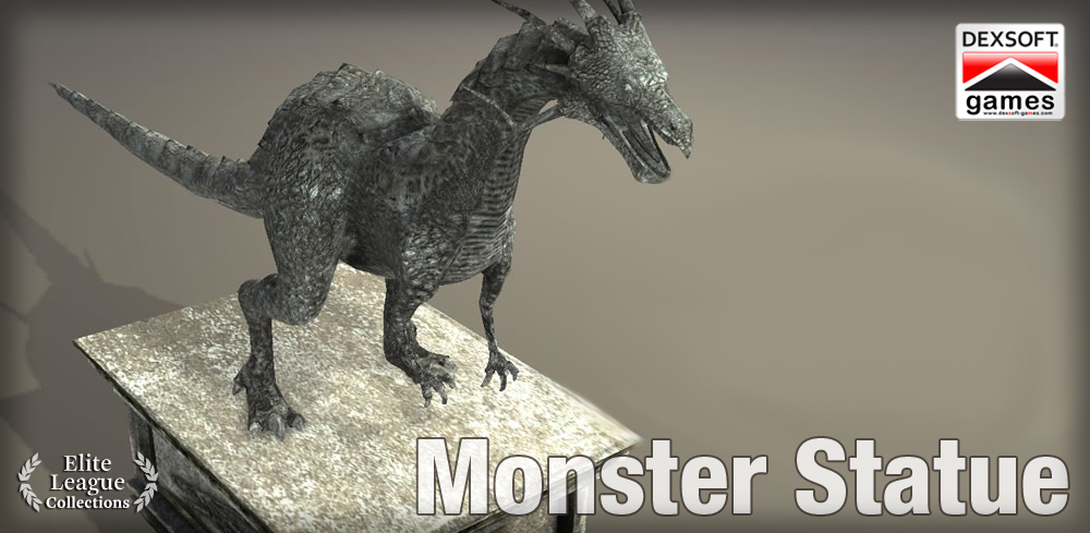 Monster Statue - iClone/Stage - Reallusion Content Store